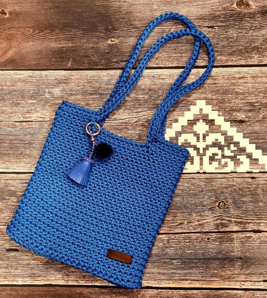 Solid heklet trend veske ..by yorgA - Verdande Heim